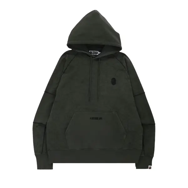 A BATHING APE 1st Camo Washed Relaxed Fit Pullover Hoodie - Black