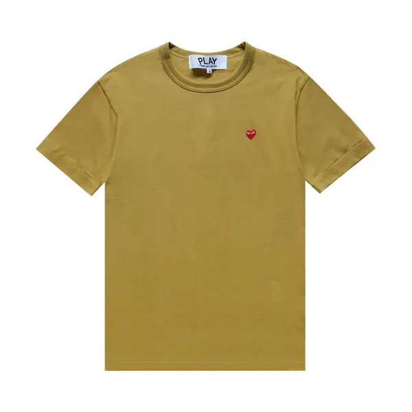 Play Comme Des Garcon Small Heart Tee - Green