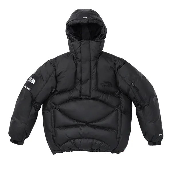 Supreme X The North Face 800-Fill Half Zip Hooded Pullover - Black