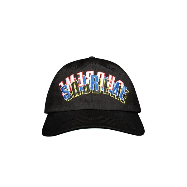 Supreme Stacked Cordura 6-panel Cap - Black