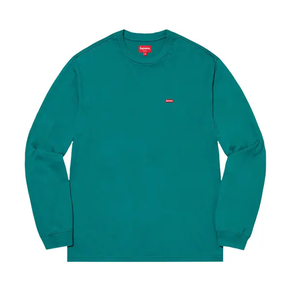 Supreme Small Box Long-Sleeve Tee - Teal | Editorialist
