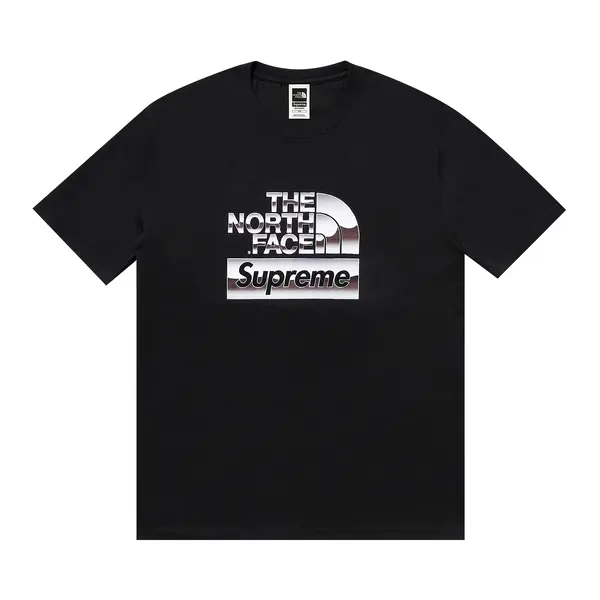 Supreme The North Face Metallic Logo T-shirt - Black