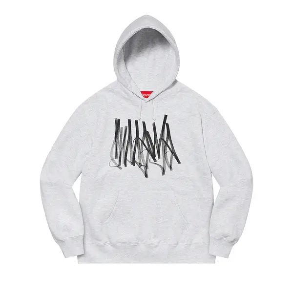 Supreme Tag Hooded Sweatshirt - Grey