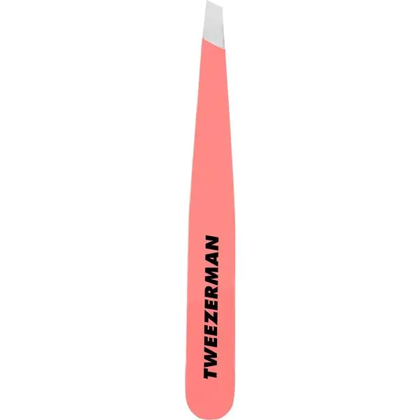 TWEEZERMAN Geranium Mini Slant Tweezer - Pink