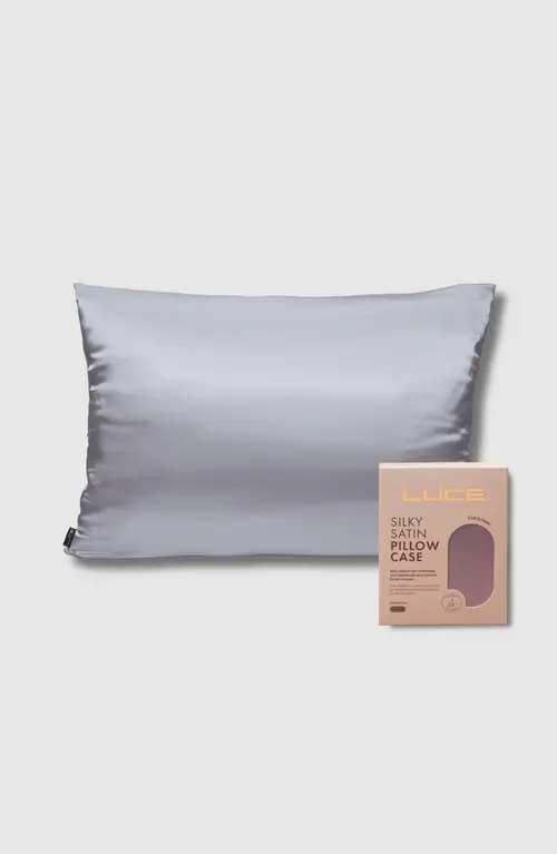 LUCE Premium Satin Pillowcase For Silky Smooth Hair & Skin - Grey