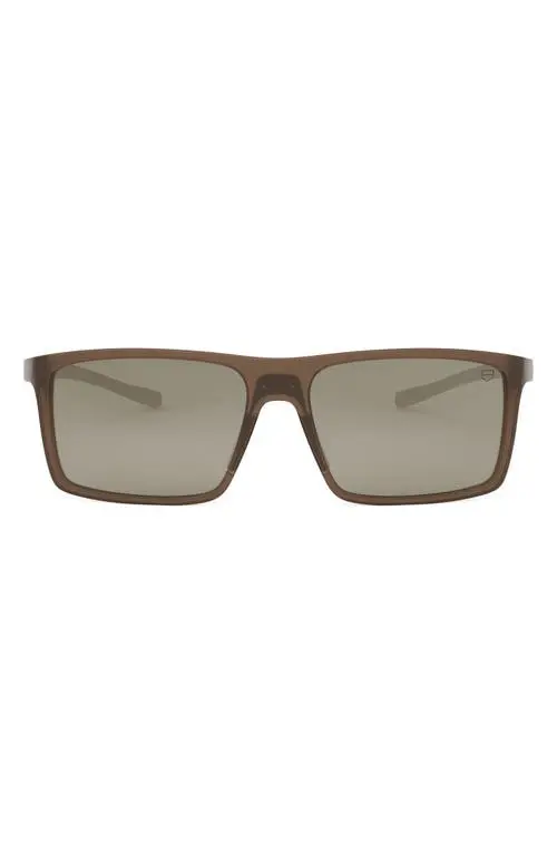 Tag Heuer Bolide Rectangular Sunglasses - Matte Dark Brown/brown