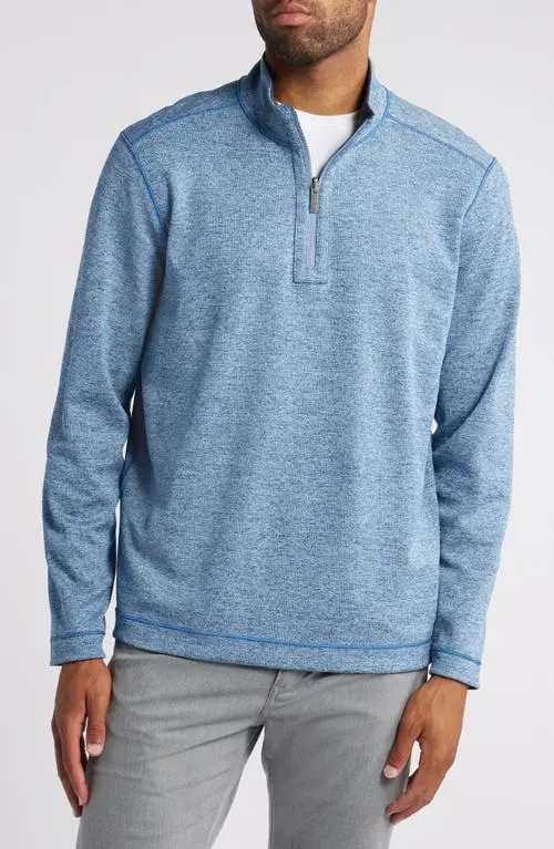 Johnston & Murphy Xc4® Reversible Performance Quarter Zip - Navy