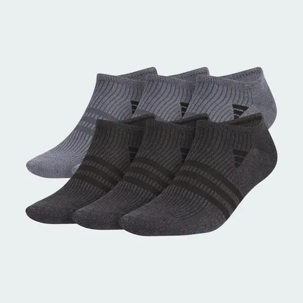 Adidas Superlite 3.0 6-pack Invisible Socks - Onix / Black