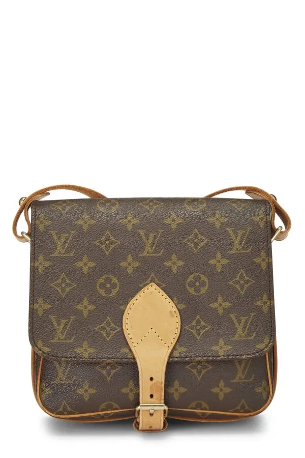 LOUIS VUITTON Monogram Canvas Cartouchiere Bag - Brown