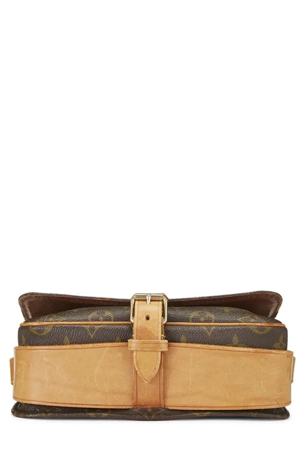 LOUIS VUITTON Monogram Canvas Cartouchiere Bag - Brown