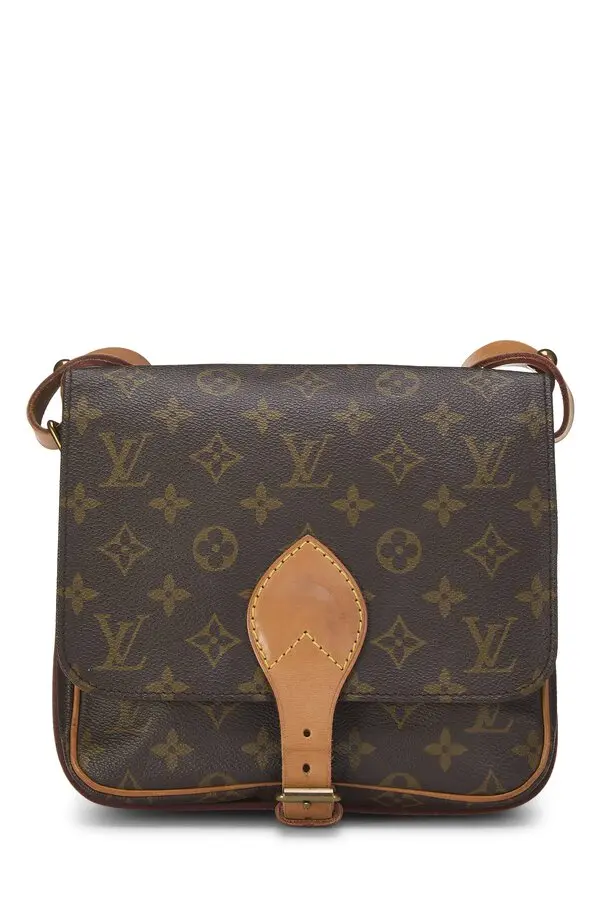LOUIS VUITTON Monogram Canvas Cartouchiere - Brown