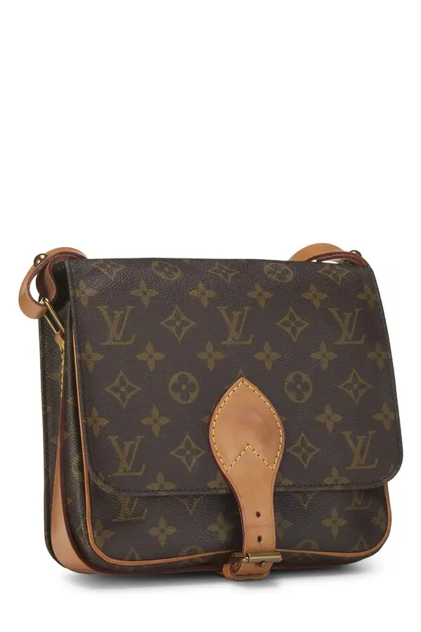 LOUIS VUITTON Monogram Canvas Cartouchiere - Brown