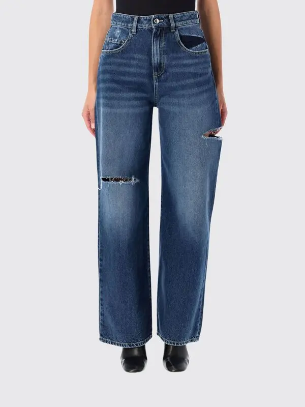 ICON DENIM LOS ANGELES Wide Leg Jeans - Denim