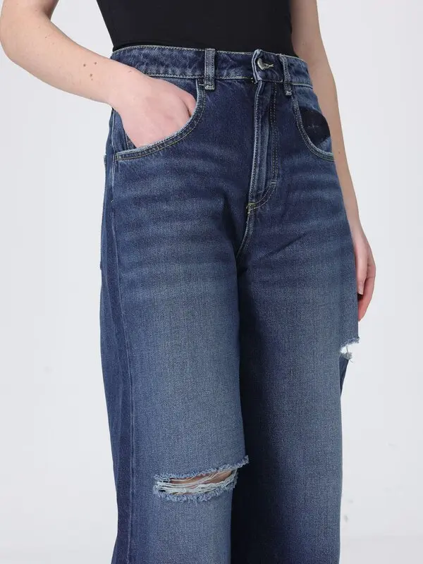 ICON DENIM LOS ANGELES Wide Leg Jeans - Navy