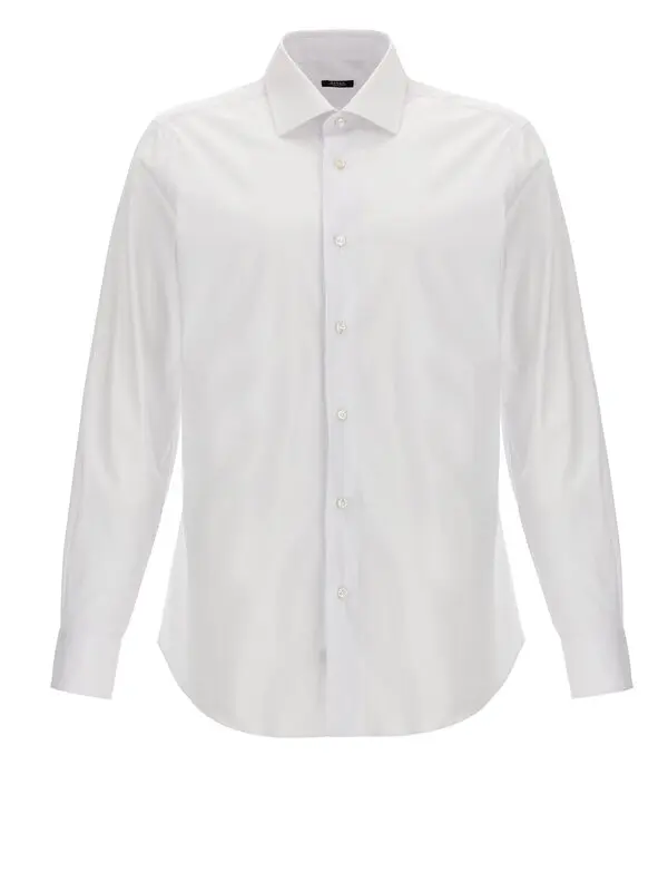 BARBA NAPOLI Poplin Shirt - White