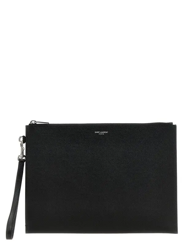 Saint Laurent Logo I Pad Holder - Black