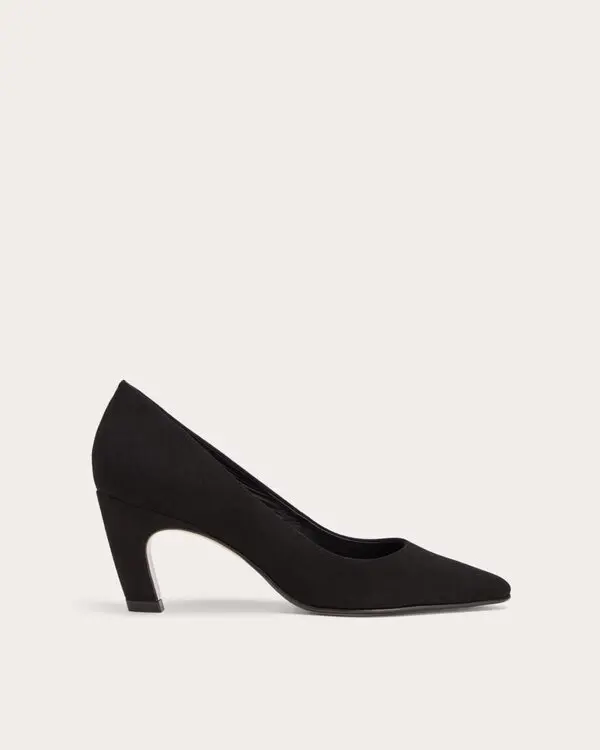 Everlane Leather Pumps - Black Suede
