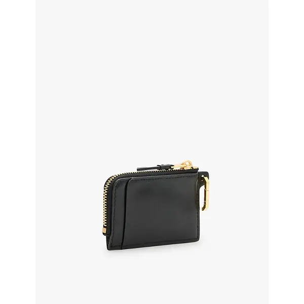 ALLSAINTS Remy Logo-debossed Square Leather Wallet - Black