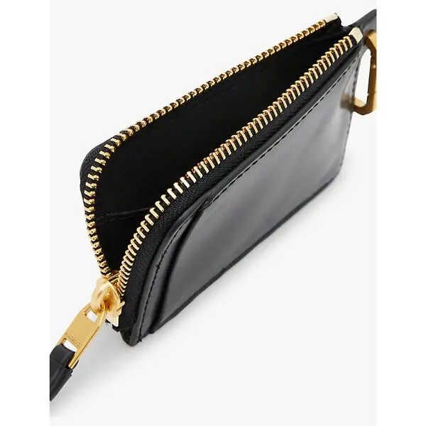 ALLSAINTS Remy Logo-debossed Square Leather Wallet - Black