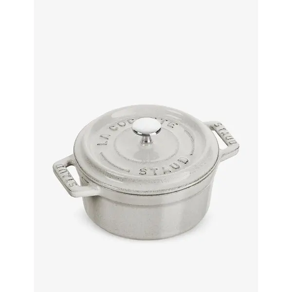 STAUB Mini Cocotte Cast-iron Casserole Dish - White Truffle