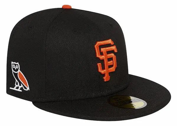 OVO X Mlb San Francisco Giants New Era Cap - Black