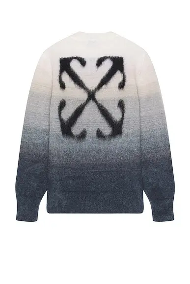 Off-White Mohair Arrow Gradient Knit
