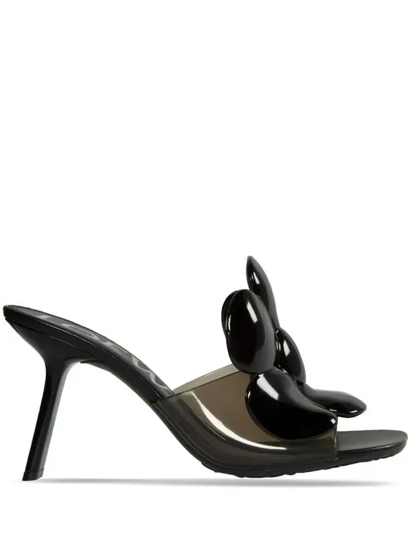 Loewe 90mm Petal Flower Sandals - Black