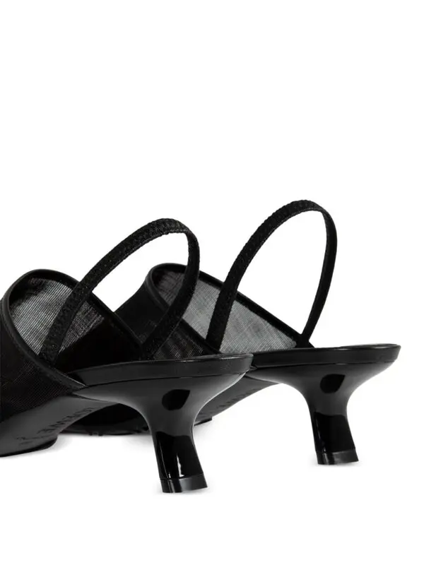 Loewe 45mm Petal Slingback Pumps