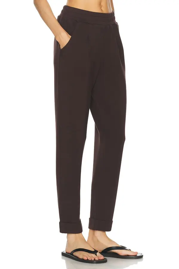 Varley The Rolled Cuff 28.5 Pant In Chocolate