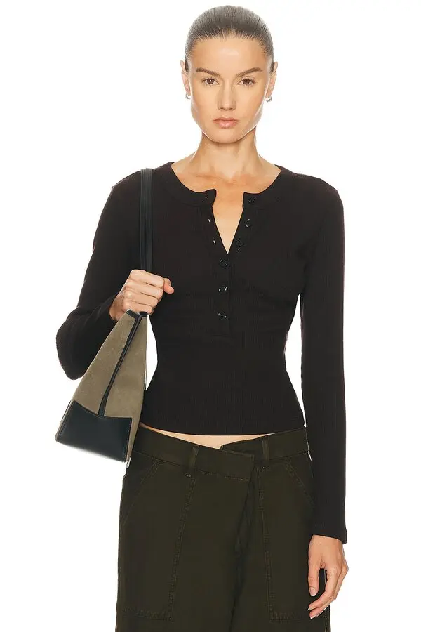 Citizens Of Humanity Varra Henley - Chocolate