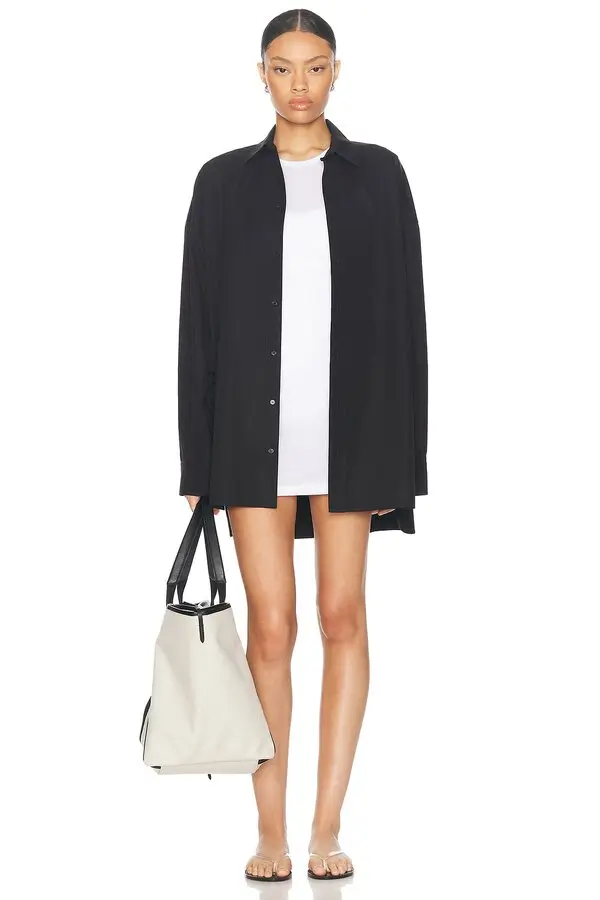 Wardrobe.NYC Cap-sleeve Mini Dress