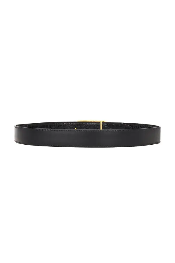 TOM FORD Croc Stadium Belt