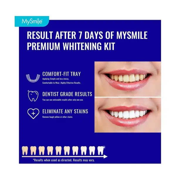MYSMILE Prefilled Teeth Whitening Trays Kit