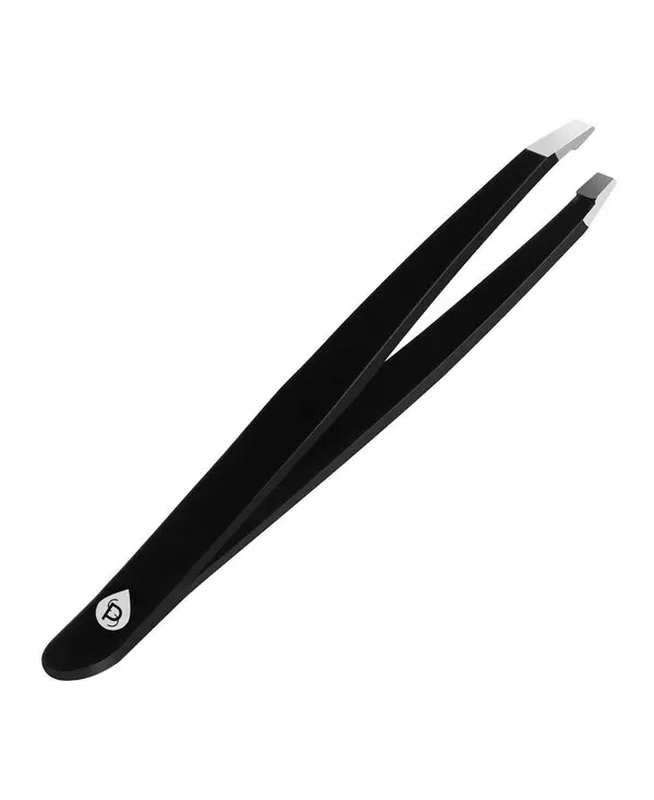 PURSONIC Salon Grade Slant Tip Tweezer - Black