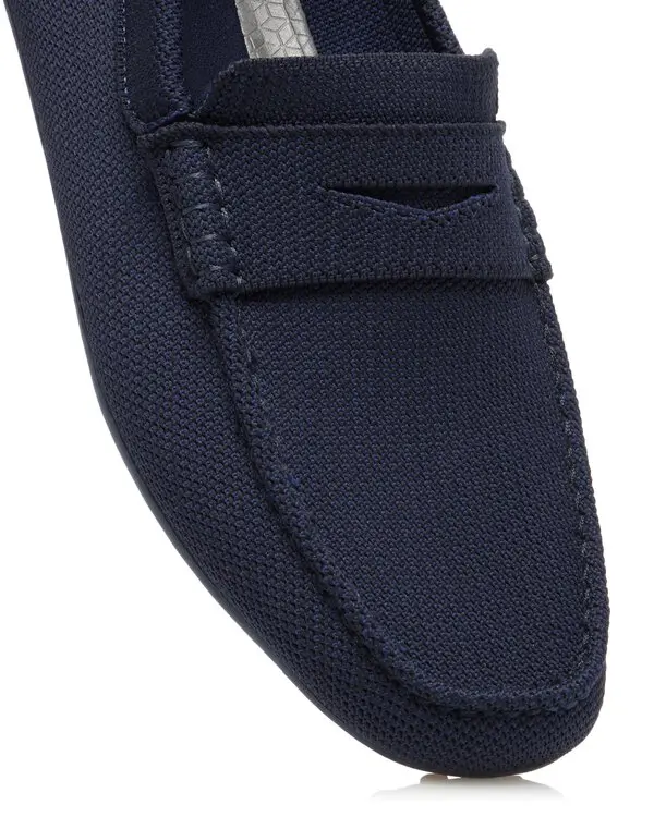 Peter Millar Men\'s Navy Cruise‎ Knit Driver Moccasins Shoes Size US 10 Peter Millar Cruise Knit Driver Loafers In Navy - 50% Off  main image 4