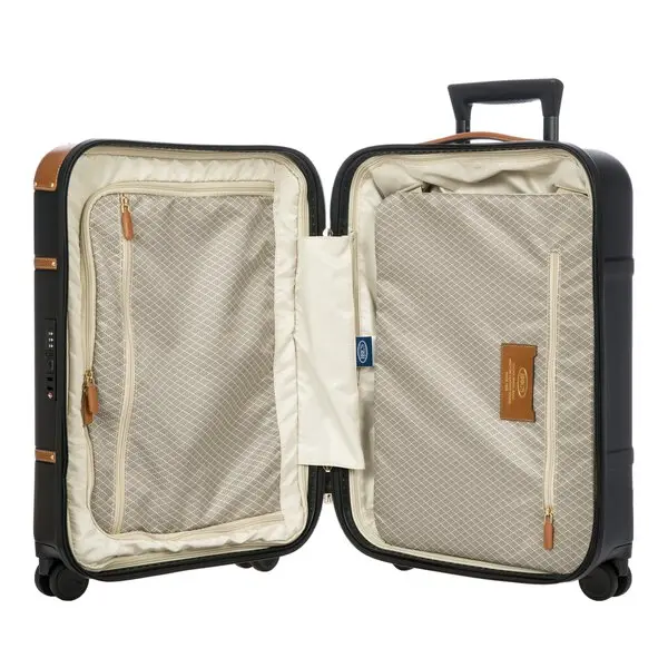 Bric'S Bellagio 21-inch Carry On Spinner Suitcase - Black