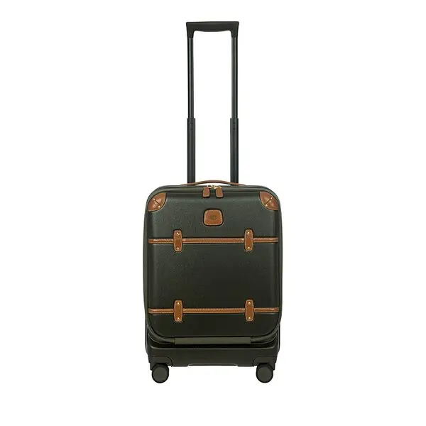 Bric'S Bellagio 21-inch Pocket Spinner Suitcase - Olive