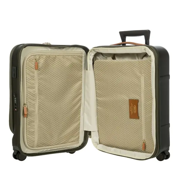 Bric'S Bellagio 21-inch Pocket Spinner Suitcase - Olive