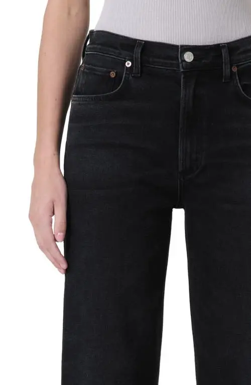 AGOLDE Ren High-waist Wide-leg Jeans - Hush