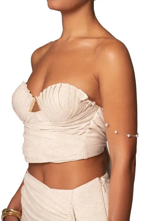 JLUXLABEL Arielle Corset Crop Top