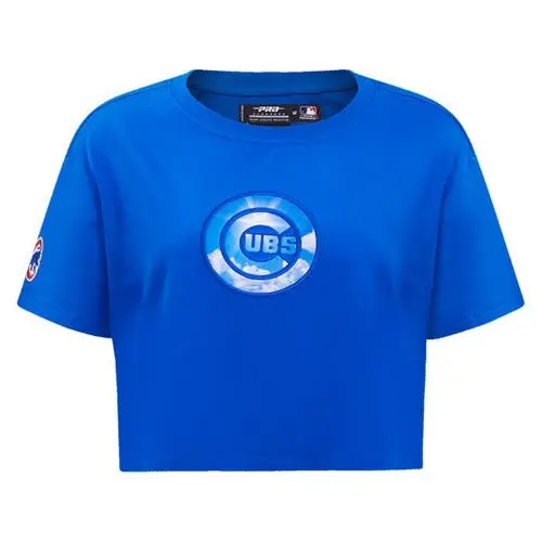PRO STANDARD Chicago Cubs Painted Sky Boxy Cropped T-shirt