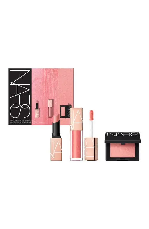 NARS Mini Orgasm Lip & Blush Set - Peachy Pink With Gold Shimmer
