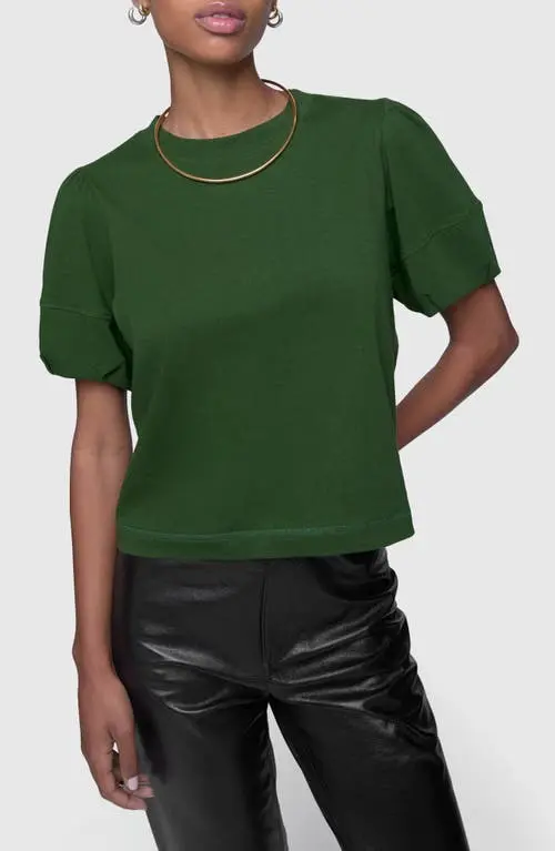 Rebecca Minkoff Val Puff Sleeve T-shirt - Army