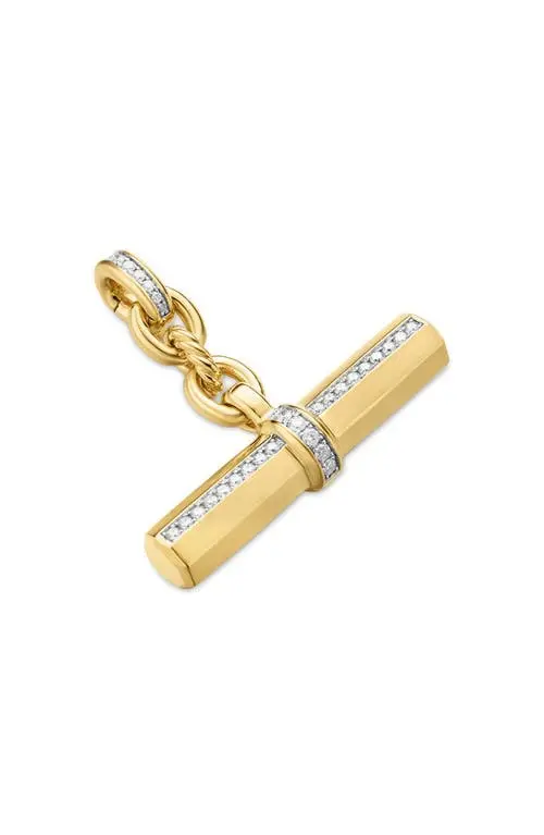 David Yurman Link Lexington Diamond Pendant