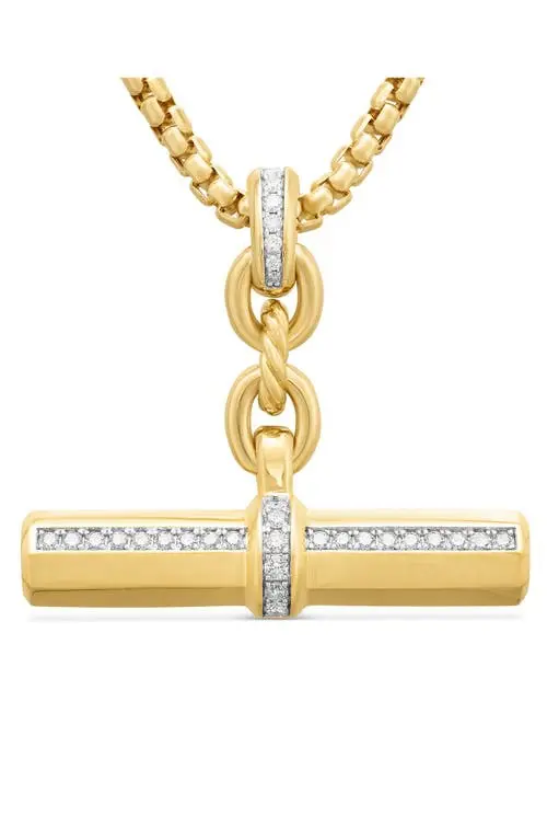 David Yurman Link Lexington Diamond Pendant