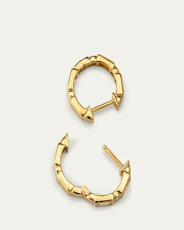 SYDNEY EVAN 14k Diamond Hoop Earrings