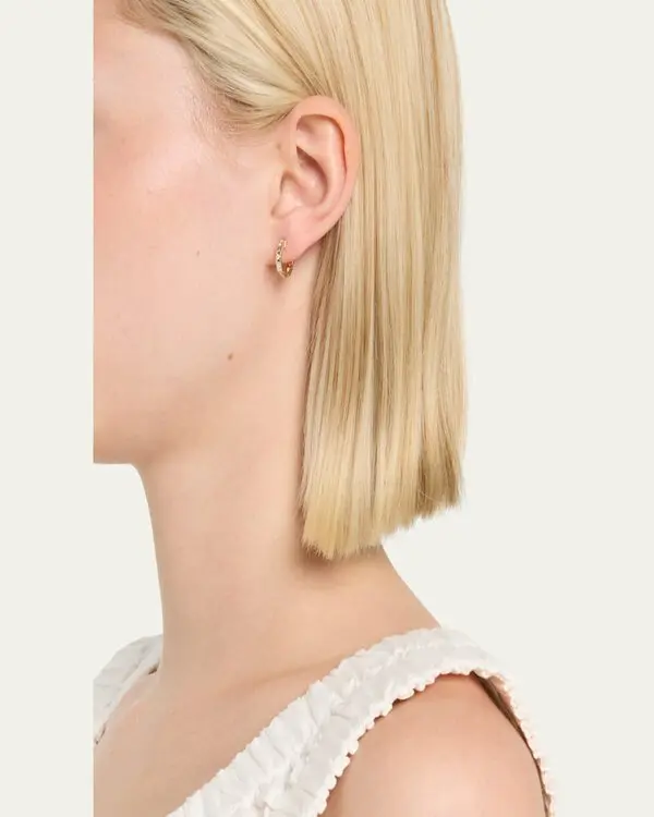 SYDNEY EVAN 14k Diamond Hoop Earrings