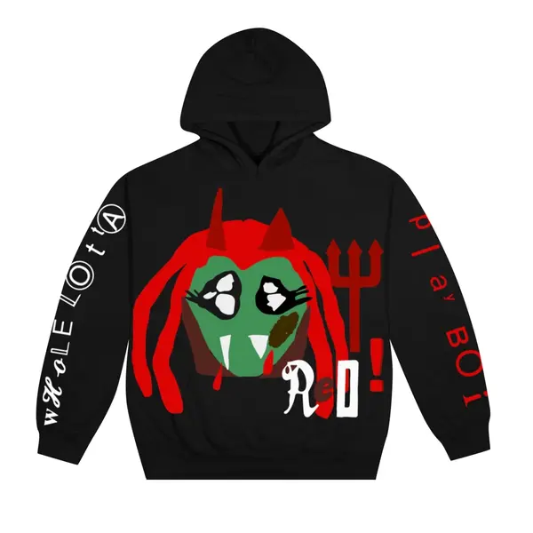 CACTUS PLANT FLEA MARKET X Playboi Carti Hoodie - Black