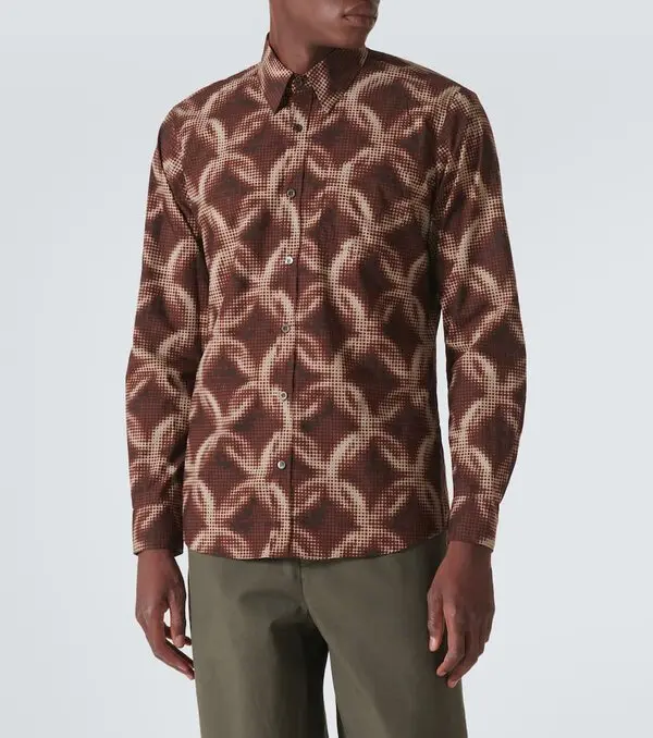 Dries Van Noten Printed Cotton Shirt