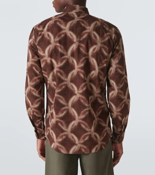 Dries Van Noten Printed Cotton Shirt